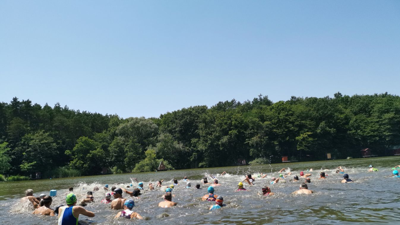 Jó időben rendezték a XI. Szajki-tavak nemzetközi triatlonversenyt