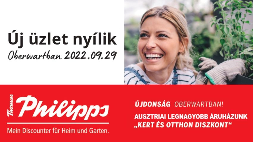 VAOL - Áruháznyitás: Szeptember 29 - Elstartol a Thomas Philipps ...