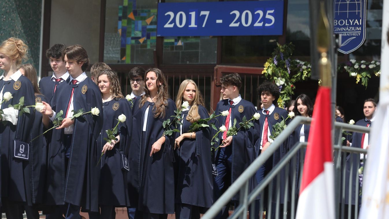 Ballagás az ELTE Bolyai János Gyakorló Általános Iskola és Gimnáziumban.