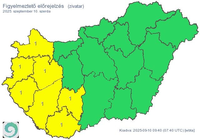 Időjárás: Radarkép figyelmeztet - extrém vihar közelít (Vas megye ...