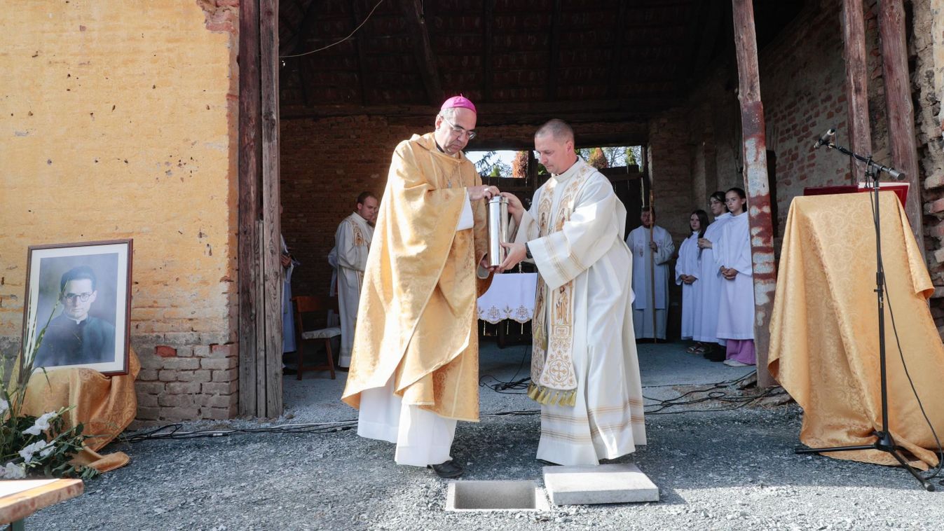 Brenner János tiszteletére templom épül Zsidán - megtörtént az alapkő ...