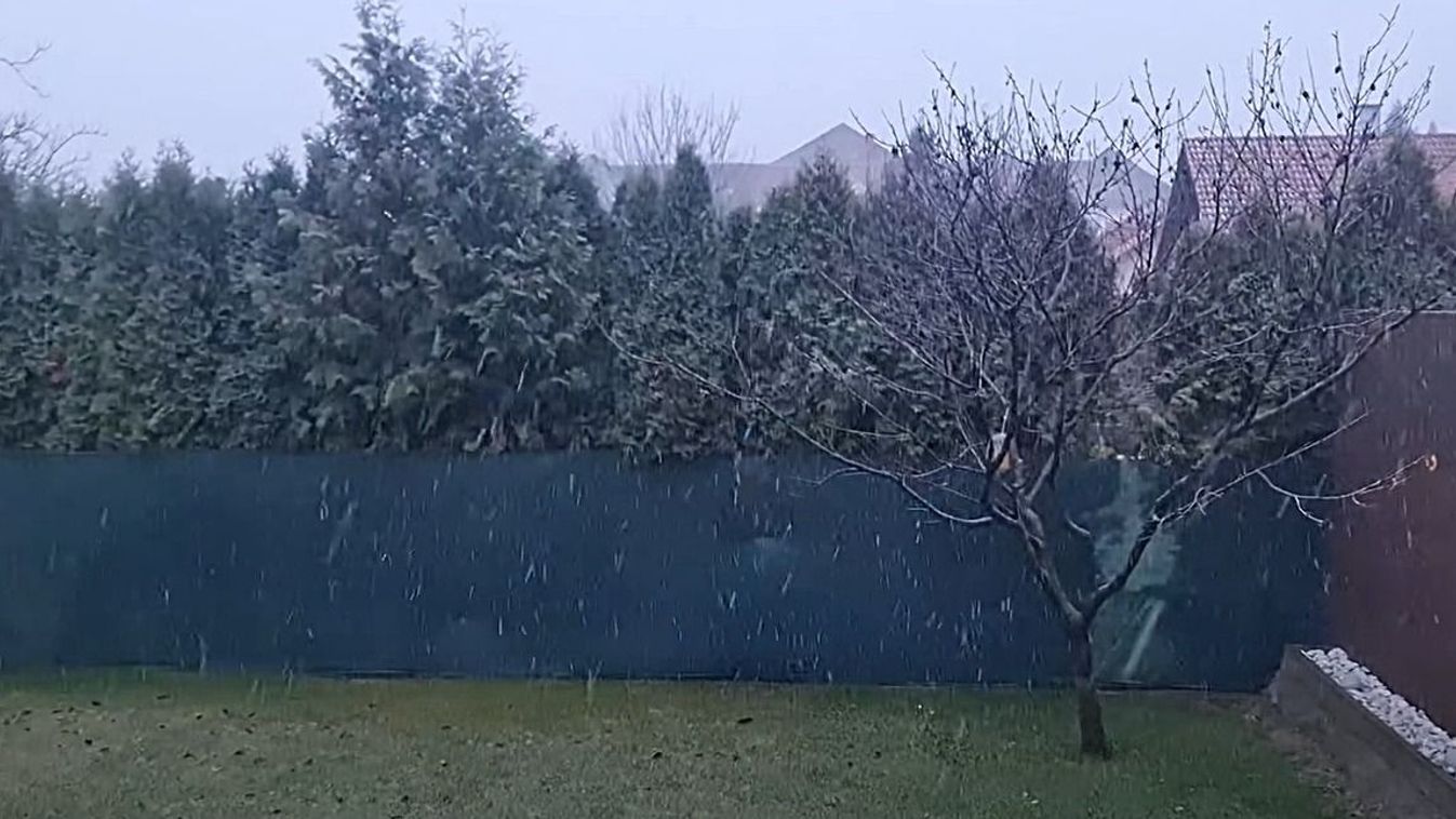 Havazás Kőszegen, havas eső hull Szombathelyen - berobbant az igazi tél ...