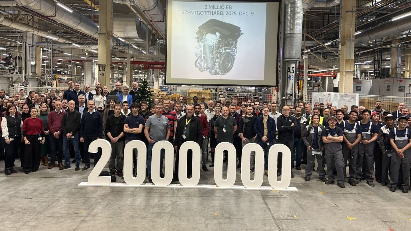 Szentgotthárd: Mérföldkő: Elkészült a 2 milliomodik turbómotor