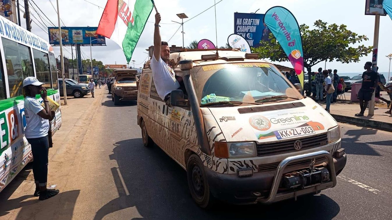 Budapest-Bamako: célba ért a vasi trió - fotók