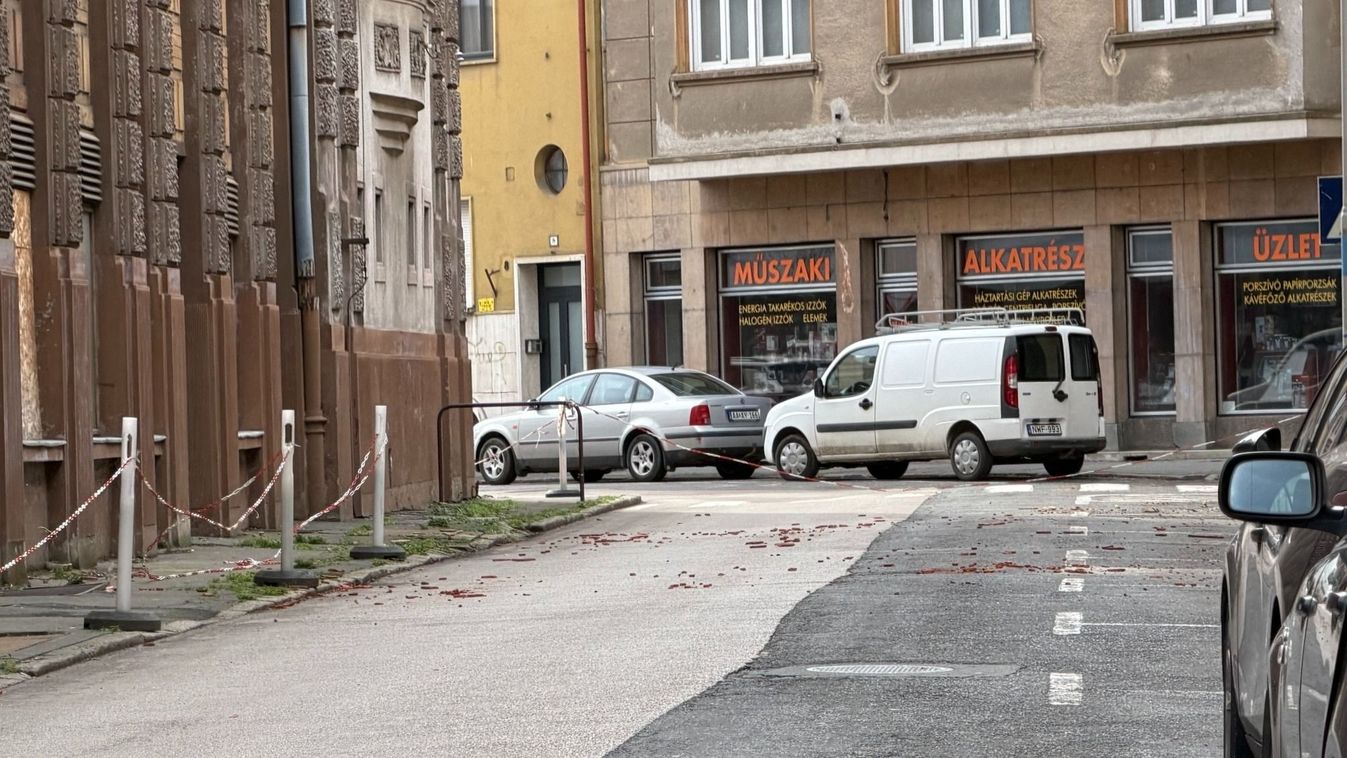 Szélvihar: életveszély Szombathely belvárosában! Hullanak a cserepek a ...